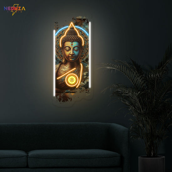 Lord Buddha Neon Sign Artwork – Neonzastudio