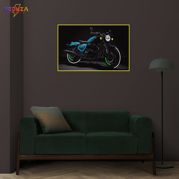 Royal Enfield Shotgun Neon Sign Artwork – Neonzastudio