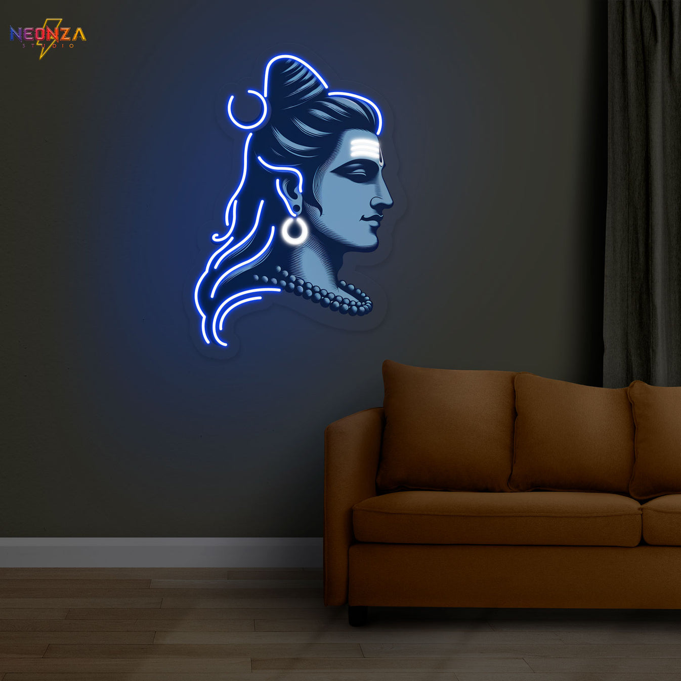 Lord Shiva Neon Sign Artwork – Neonzastudio