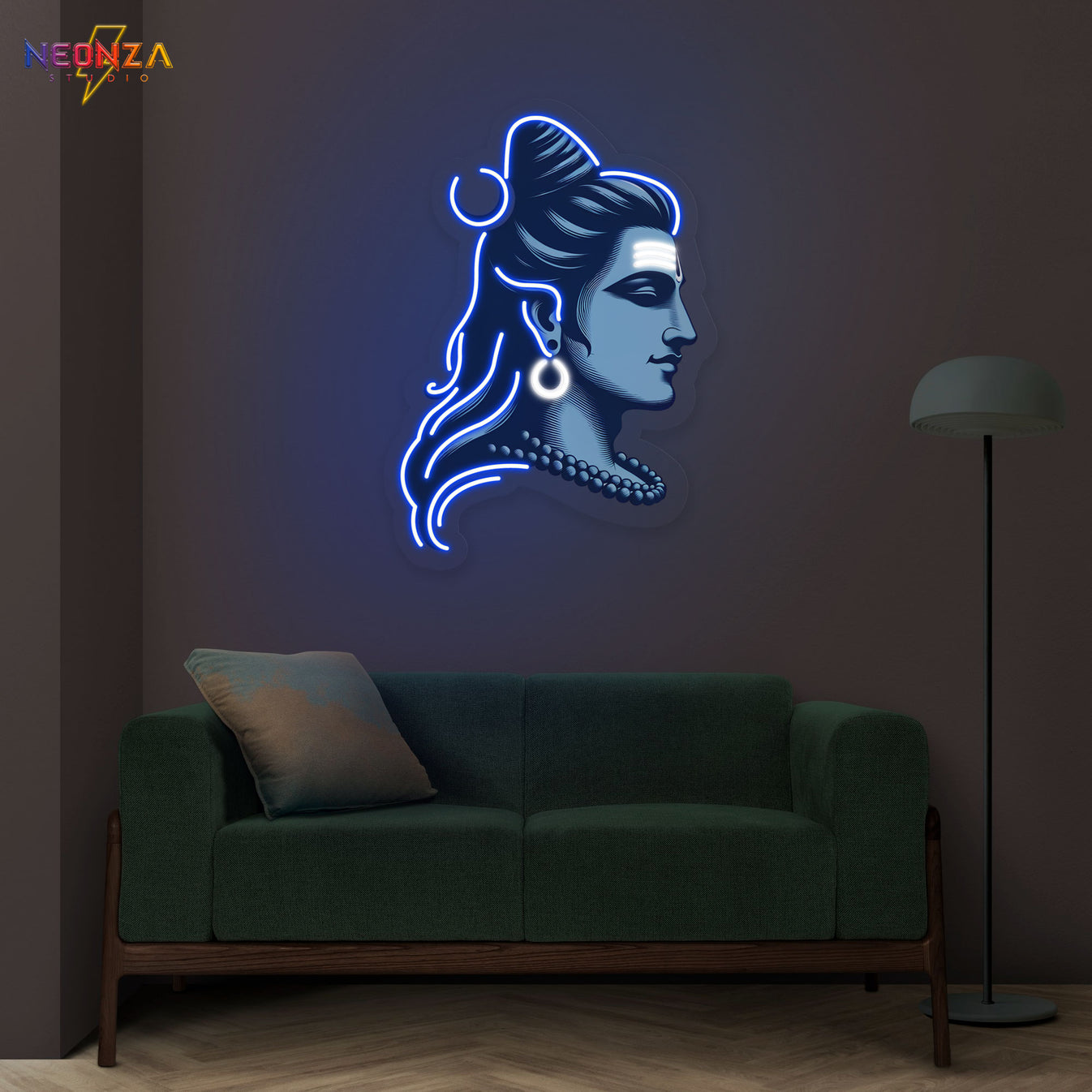 Lord Shiva Neon Sign Artwork – Neonzastudio