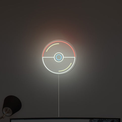 Buy Pokeball Neon Sign Online India – Neonzastudio